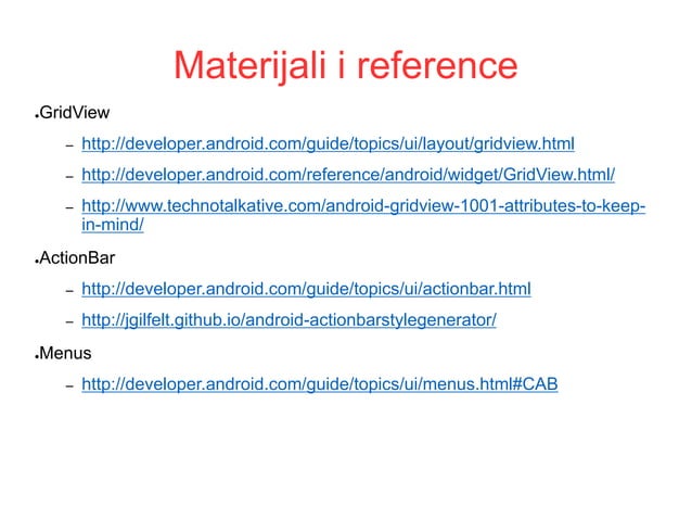 Infinum Android Talks #01 - GridView | PPT