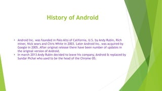 Android technology | PPTX