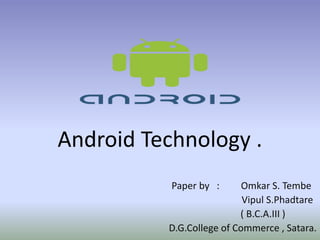 Android Technology | PPT