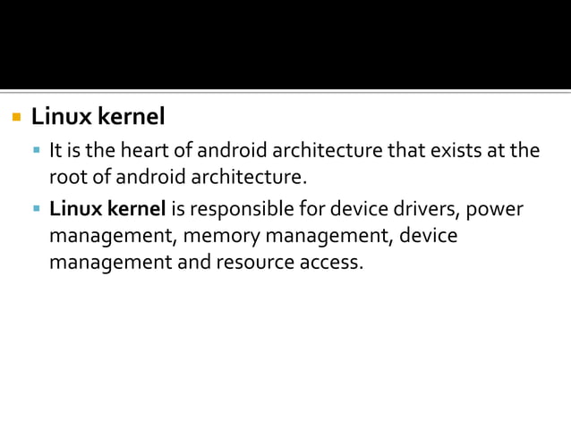 Android terminologies | PPTX | Operating Systems | Computer Software and Applications