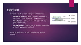 Android testing | PPTX
