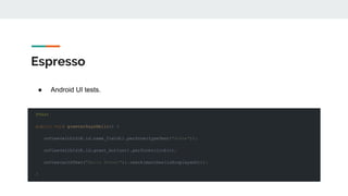 Android testing | PPT