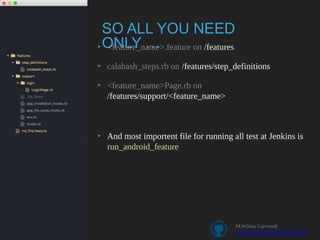 Android testing calabash | PPT