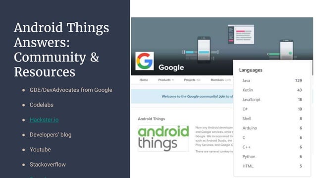 Android Things и Firebase | PPT