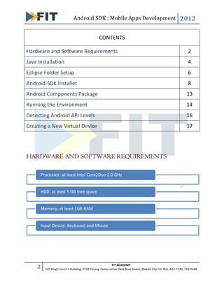 Android tio manual | PDF