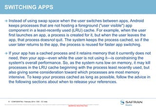 Android Code Optimization Techniques 2 | PPT
