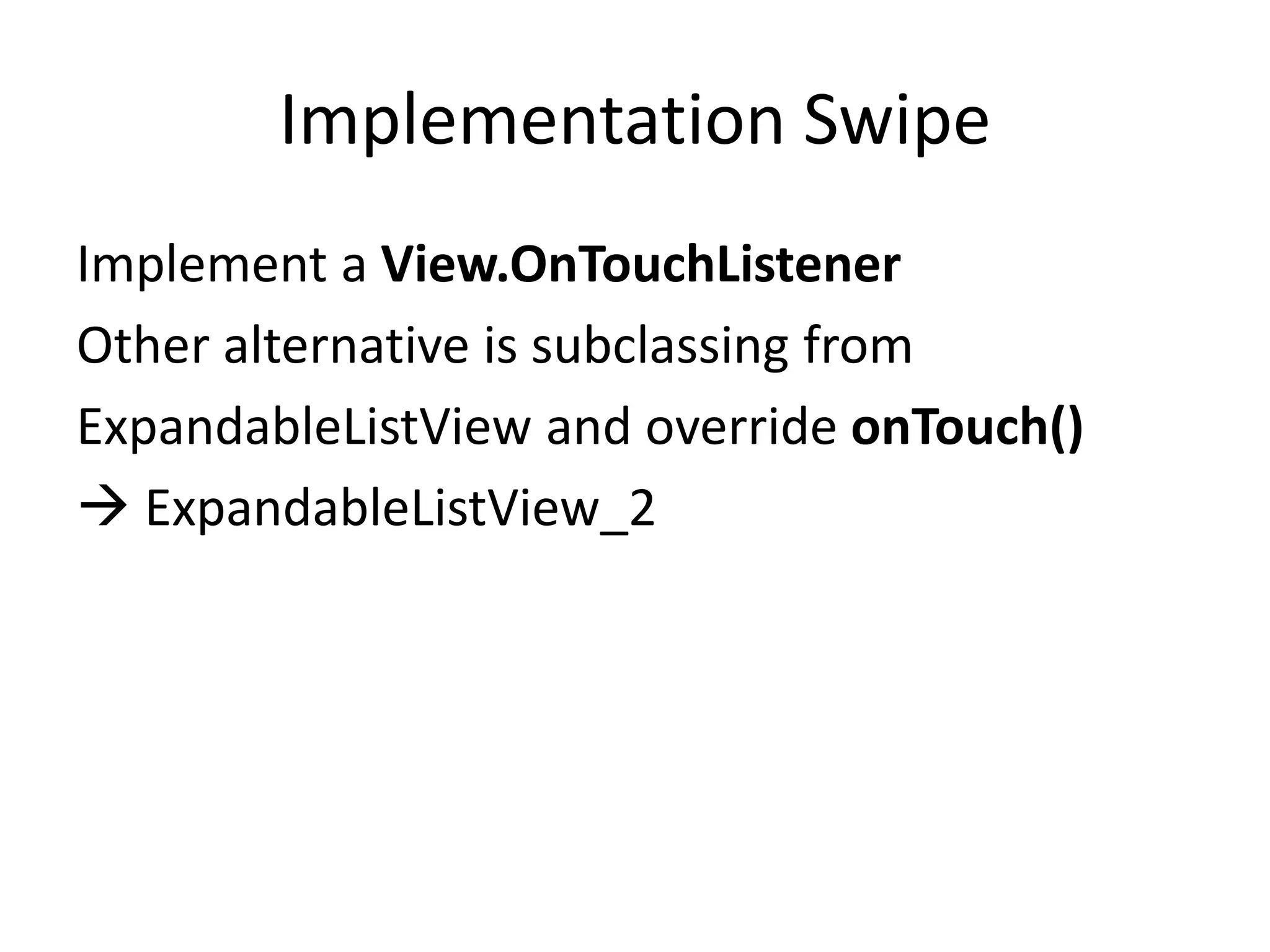 Understanding Android Handling of Touch Events | PPT