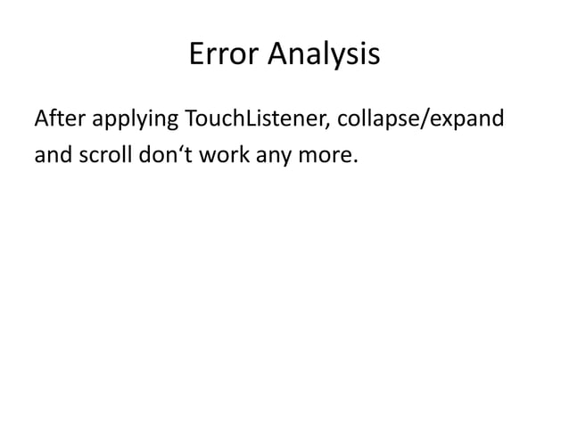 Understanding Android Handling of Touch Events | PPT