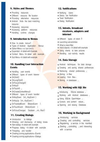 Android Training in Delhi NCR by Ducat | PDF | Operating Systems | Computer Software and ...