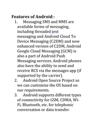 Android Training Course In Chandigarh | PDF | Operating Systems | Computer Software and Applications