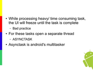 Android training day 4 | ODP | Databases | Computer Software and Applications