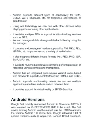 Android Training Course In Chandigarh | PDF