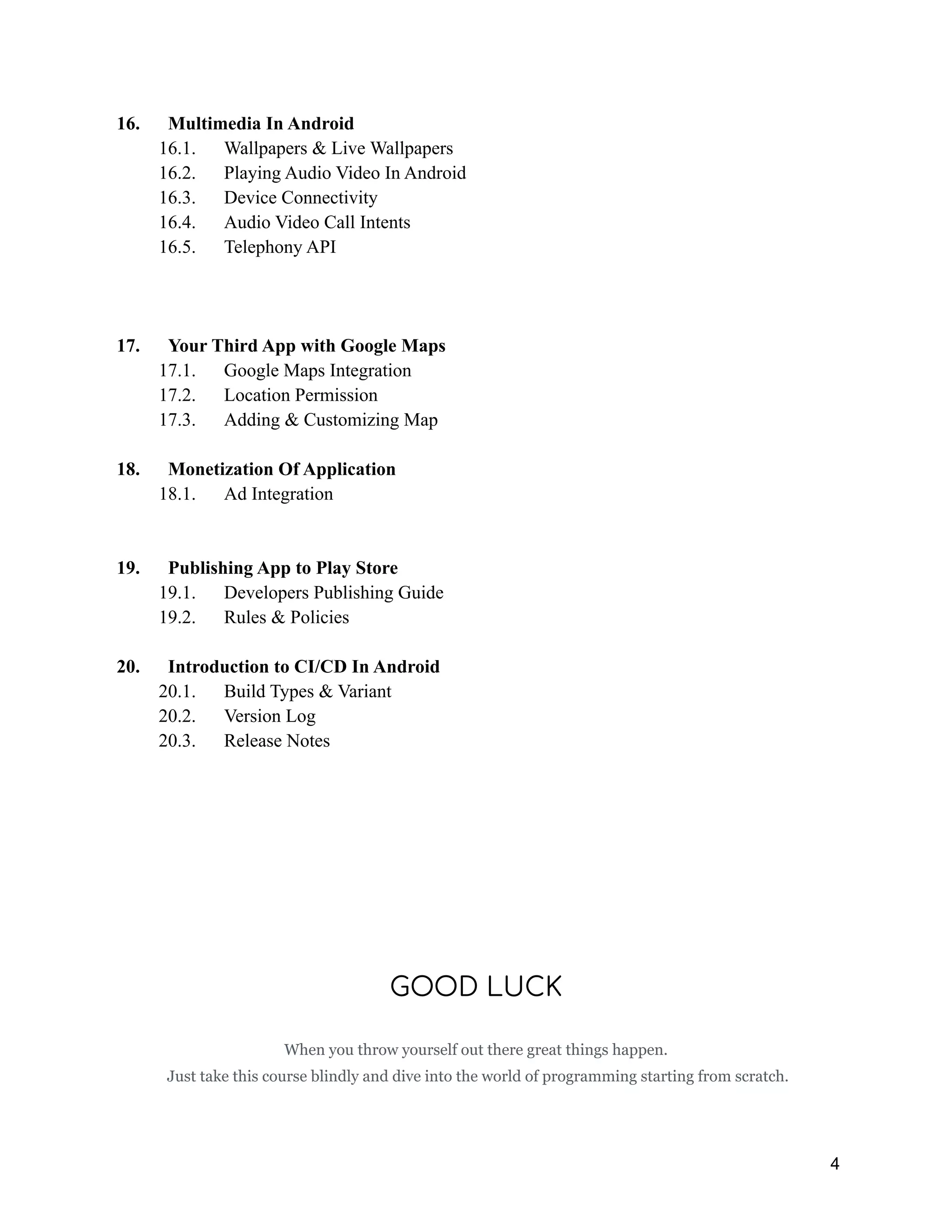 Android Training Syllabus | PDF