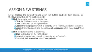 Create New Android Layout | PPT