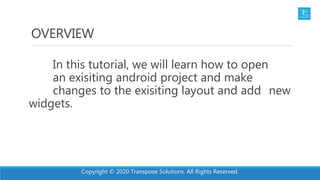 Create New Android Layout | PPT