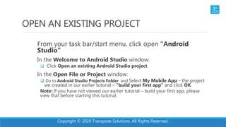 Create New Android Layout | PPT
