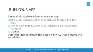Create New Android Activity | PPTX