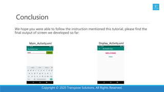 Create New Android Activity | PPTX
