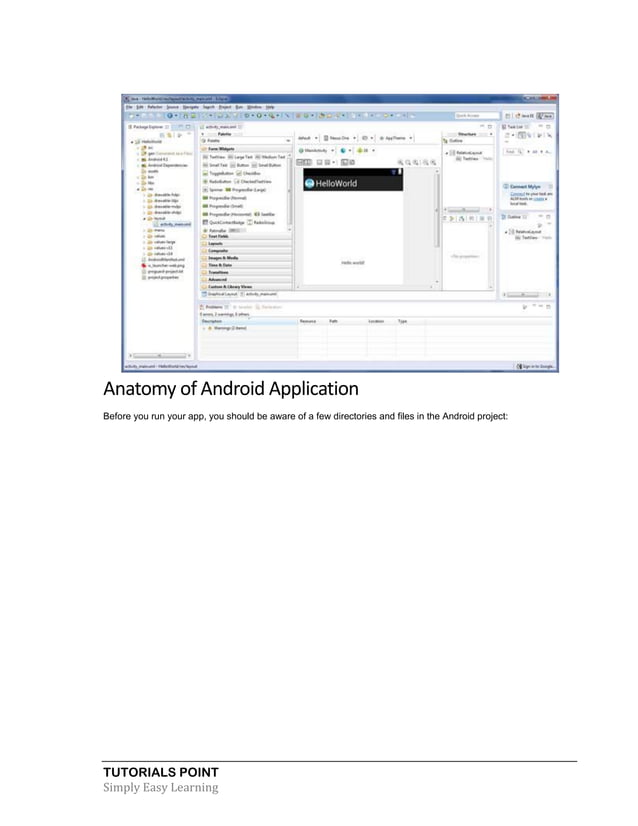 Android tutorial | PDF