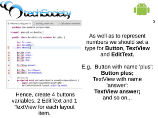 Android tutorials7 calculator | PPT