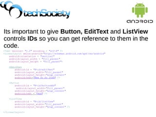 Android tutorials8 todo_list | ODP