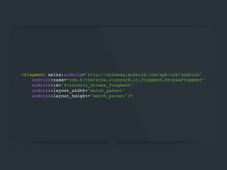 Android TV: Building apps with Google’s Leanback Library | PPT