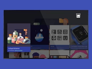 Android TV: Building apps with Google’s Leanback Library | PPT