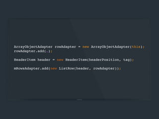 Android TV: Building apps with Google’s Leanback Library | PPT