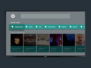 Android TV: Building apps with Google’s Leanback Library | PPT
