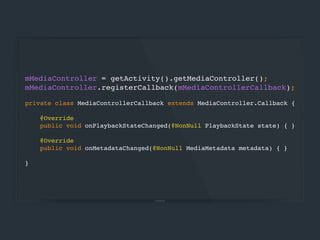 Android TV: Building apps with Google’s Leanback Library | PPT