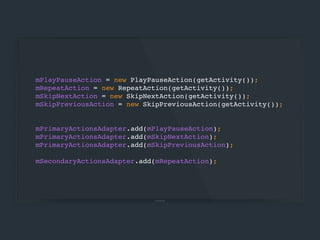 Android TV: Building apps with Google’s Leanback Library | PPT