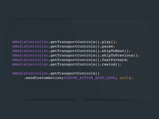 Android TV: Building apps with Google’s Leanback Library | PPT