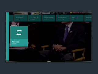 Android TV: Building apps with Google’s Leanback Library | PPT