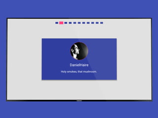 Android TV: Building apps with Google’s Leanback Library | PPT