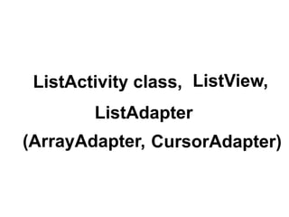 Android ui adapter | PDF | Operating Systems | Computer Software and Applications