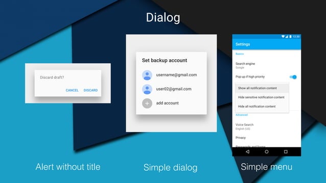 Android UI components walkthrough | PPT