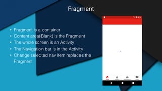Android UI components walkthrough | PPT
