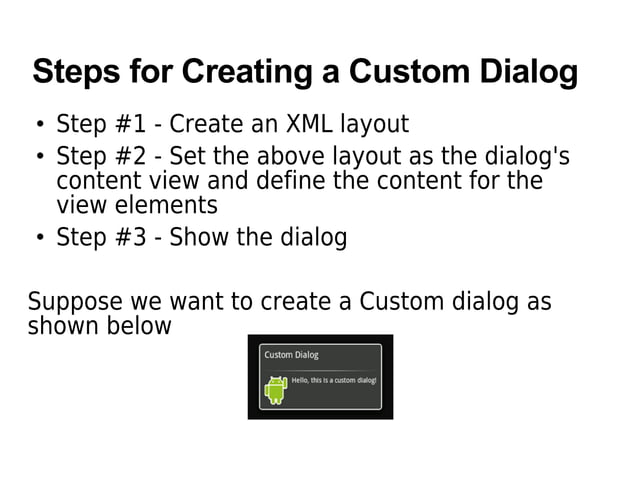 Android ui dialog | PDF