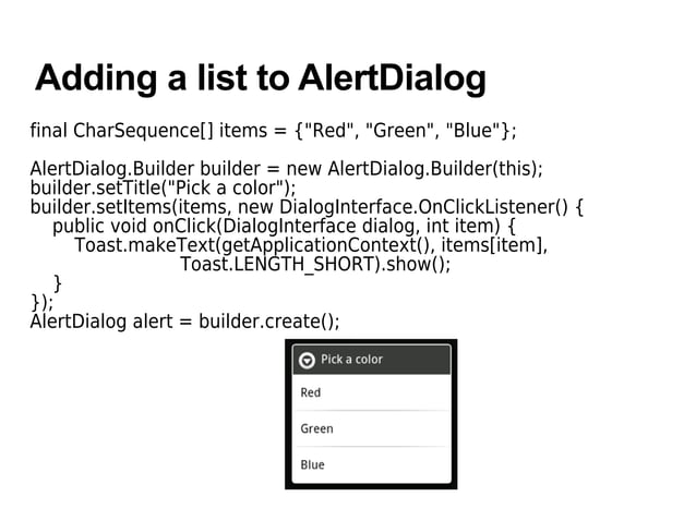 Android ui dialog | PDF