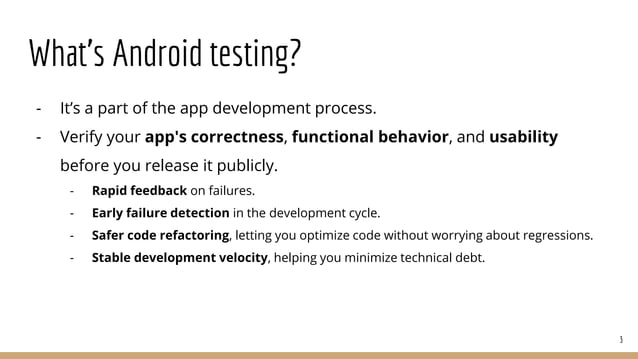 Android Unit Test | PPTX