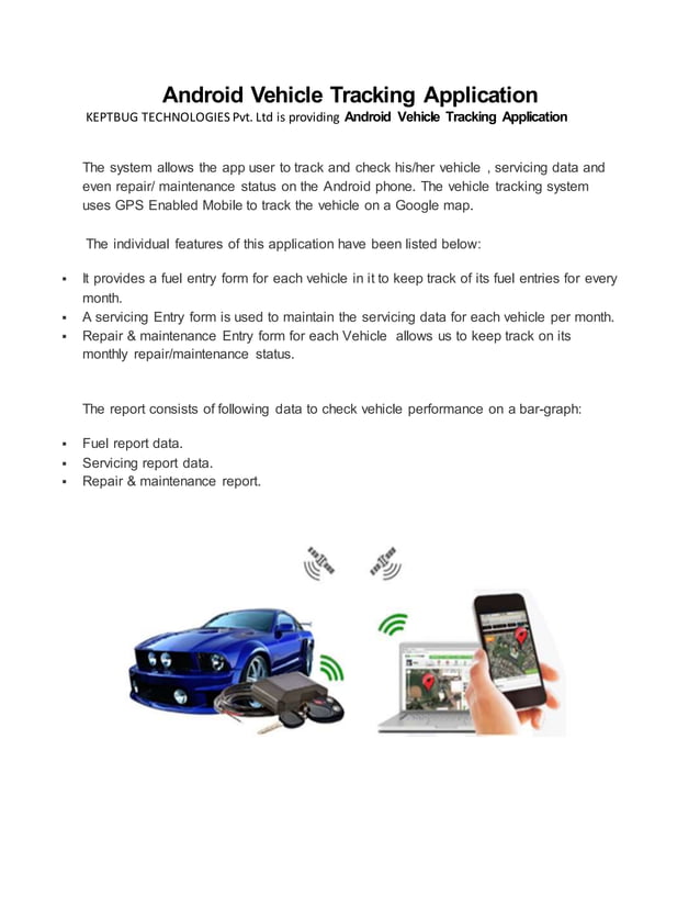 Android vehicle tracking application | DOCX