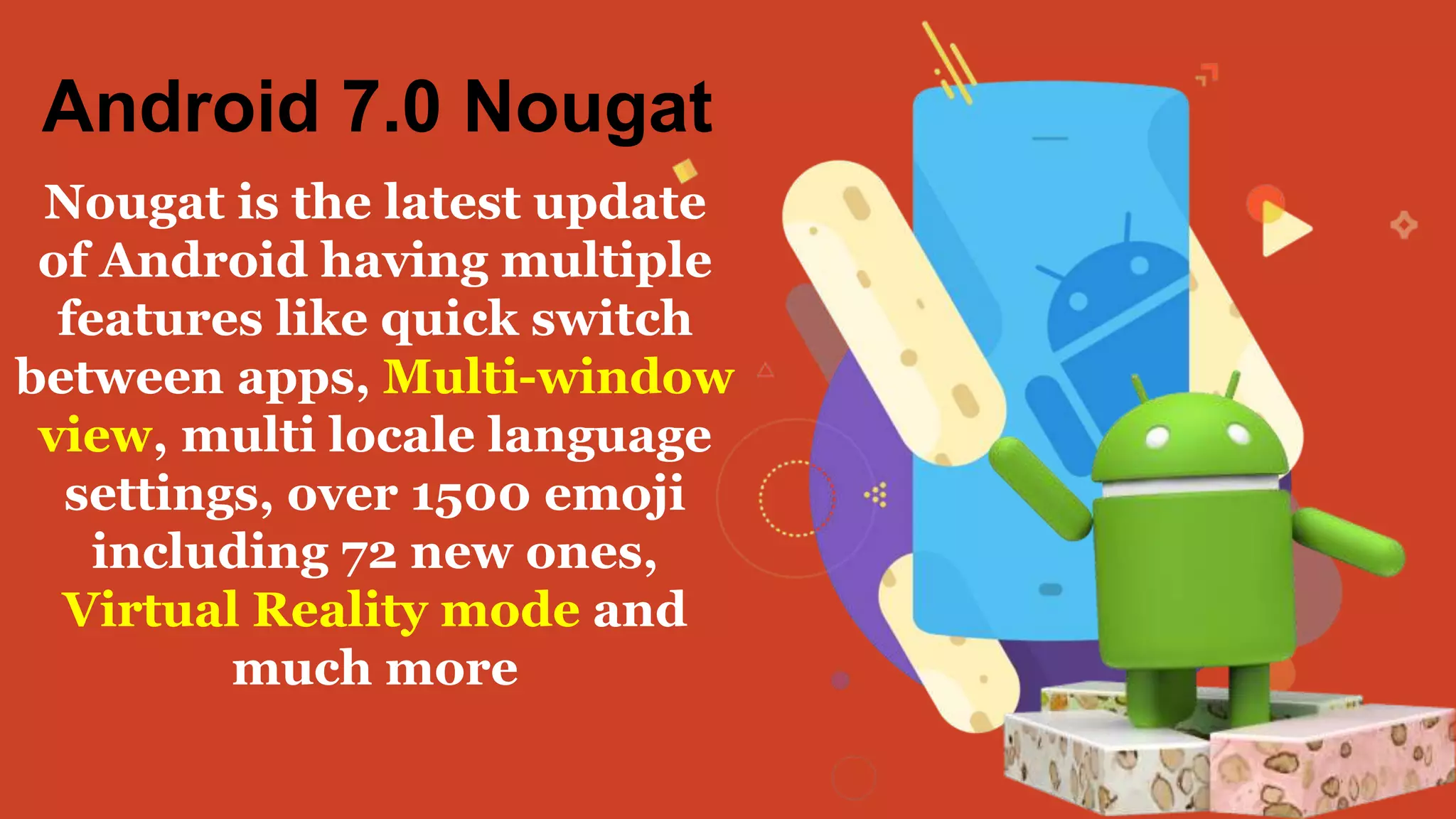 Evolution of Android Version and their Features | PPT