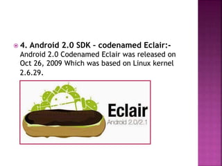 Android versions | PPTX