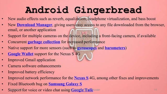 Android versions A to L | PPT