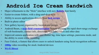 Android versions A to L | PPSX
