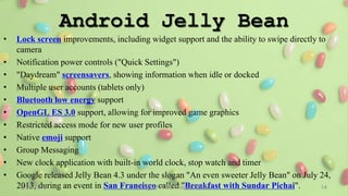 Android versions A to L | PPT