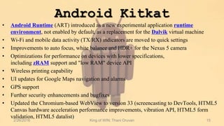 Android versions A to L | PPT