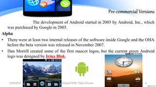 Android versions A to L | PPT