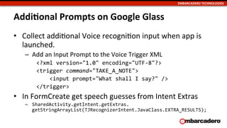 Android voice skill sprint | PPT