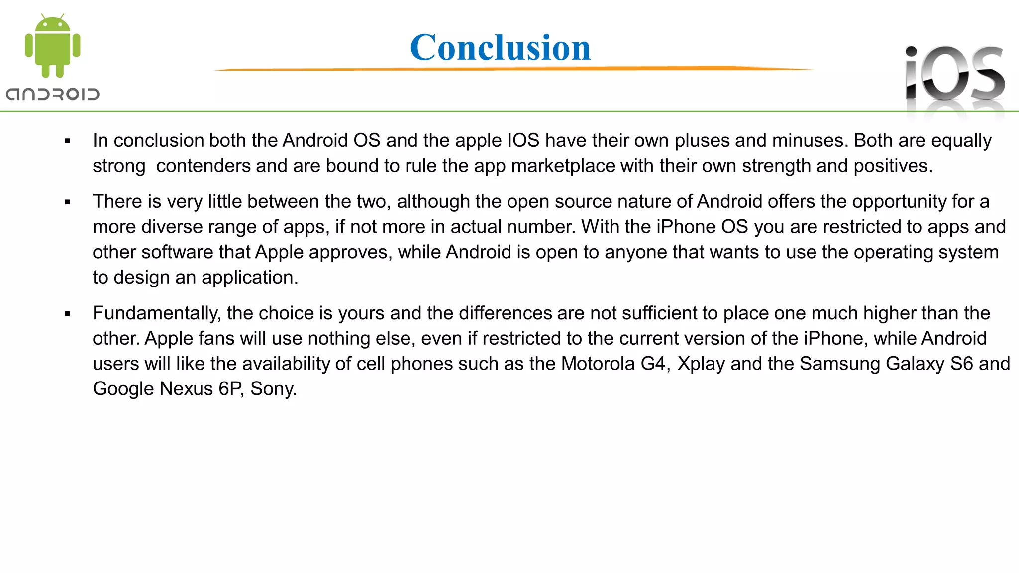 Android vs ios | PDF